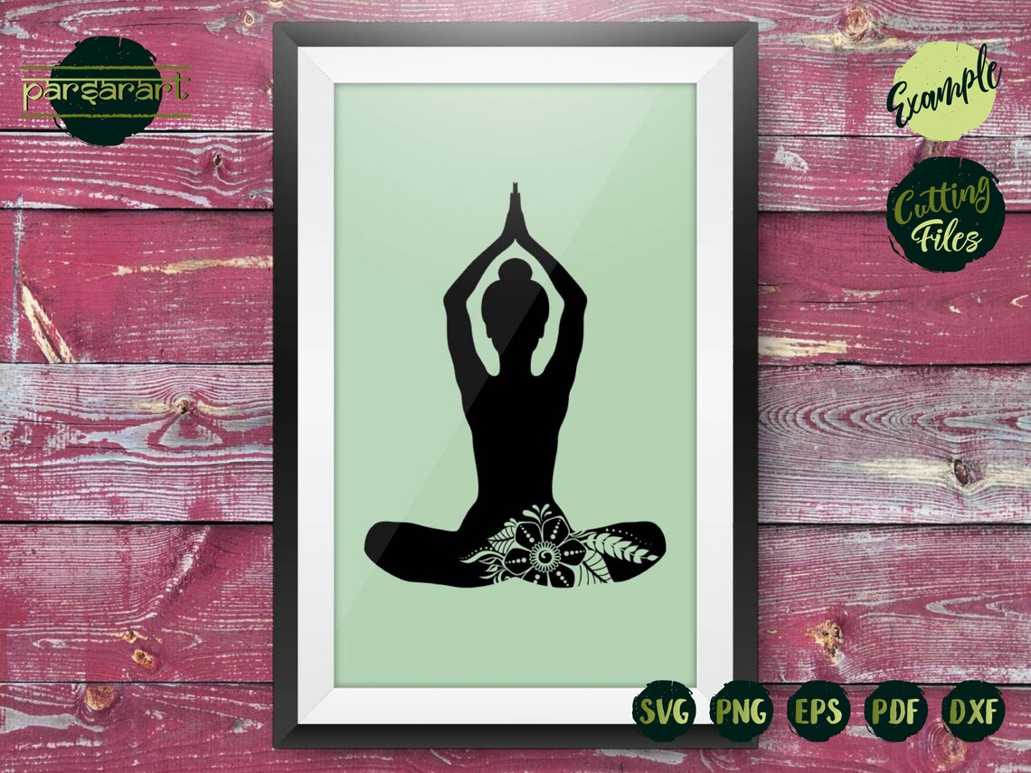 Relaxation SVG, Meditation SVG Yoga SVG Namaste Svg Good Vibes Flower ...