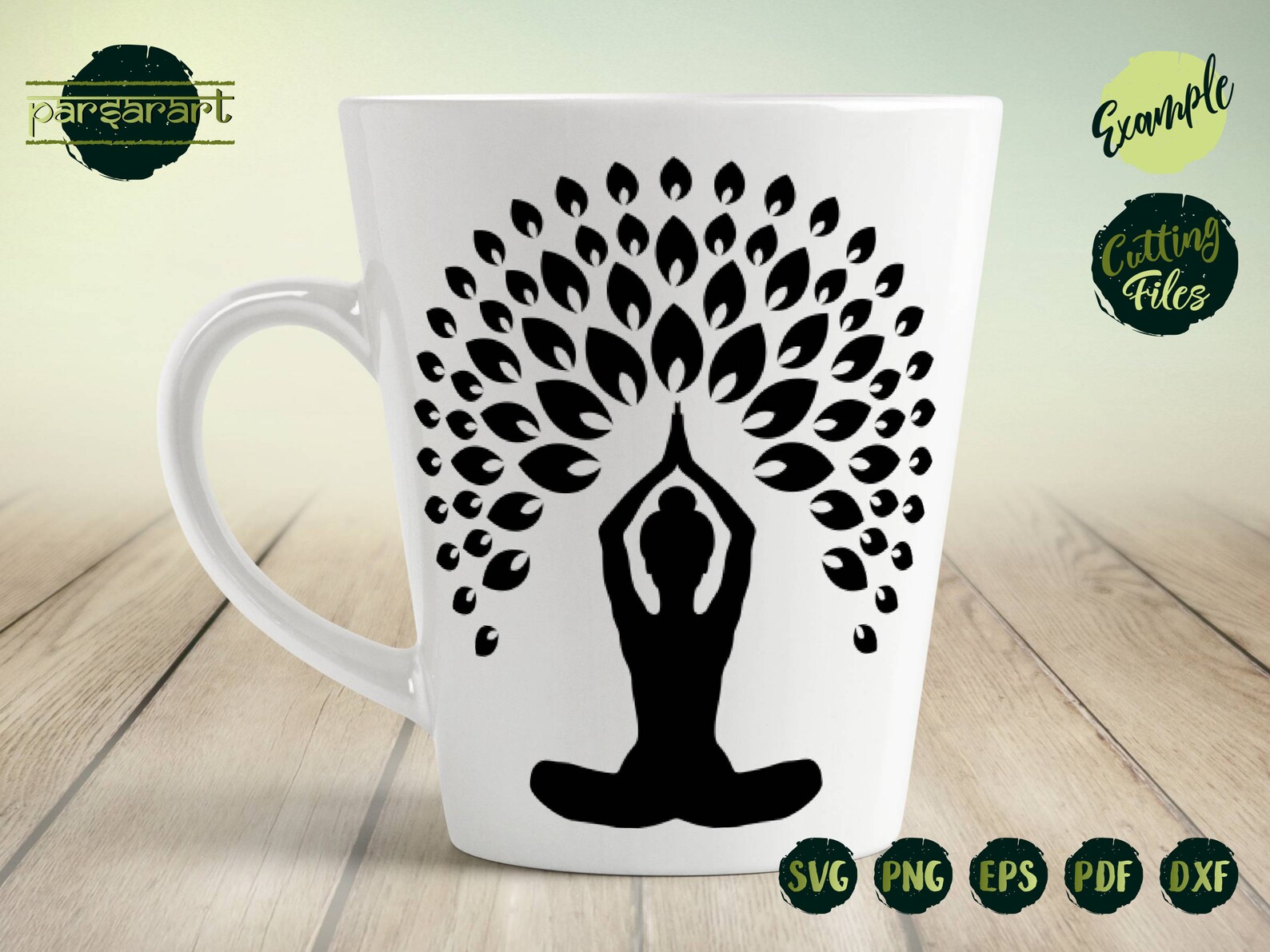 Yoga Tree SVG Bundle Meditation SVG Yoga Clipart Chakra - Etsy