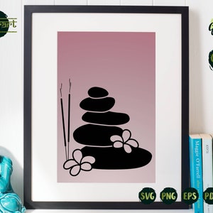 Zen Rocks SVG Zen Stones SVG Meditation Stones SVG Zen Yoga - Etsy