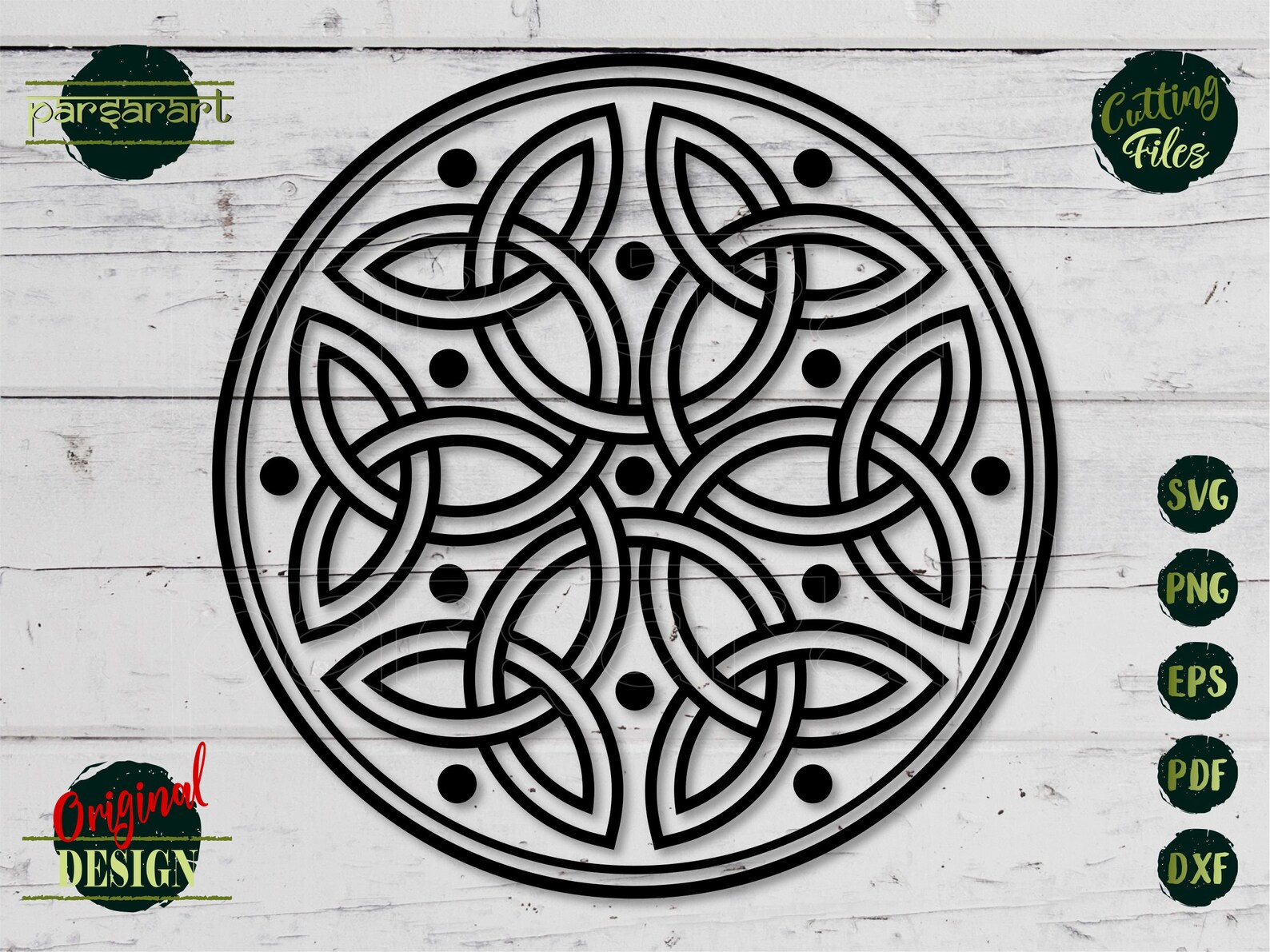 Celtic Knotwork SVG Celtic Knot SVG Endless Knot Clipart | Etsy