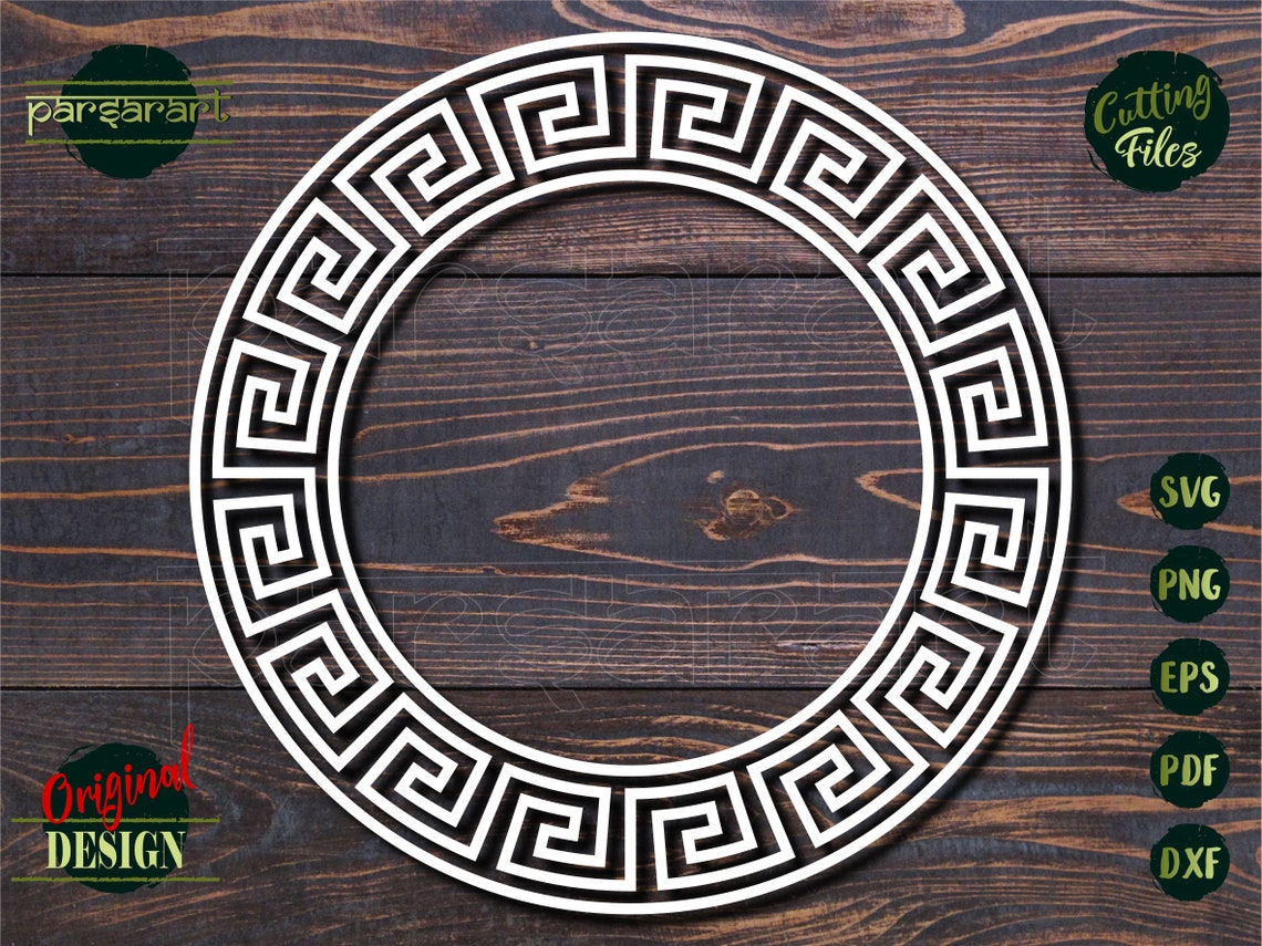 Greek Meander SVG Greek Style Frame SVG Ancient Greek Pattern - Etsy