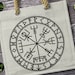 Vegvisir SVG, Viking Runes SVG Nordic Symbol Compass Pagan Valhalla ...