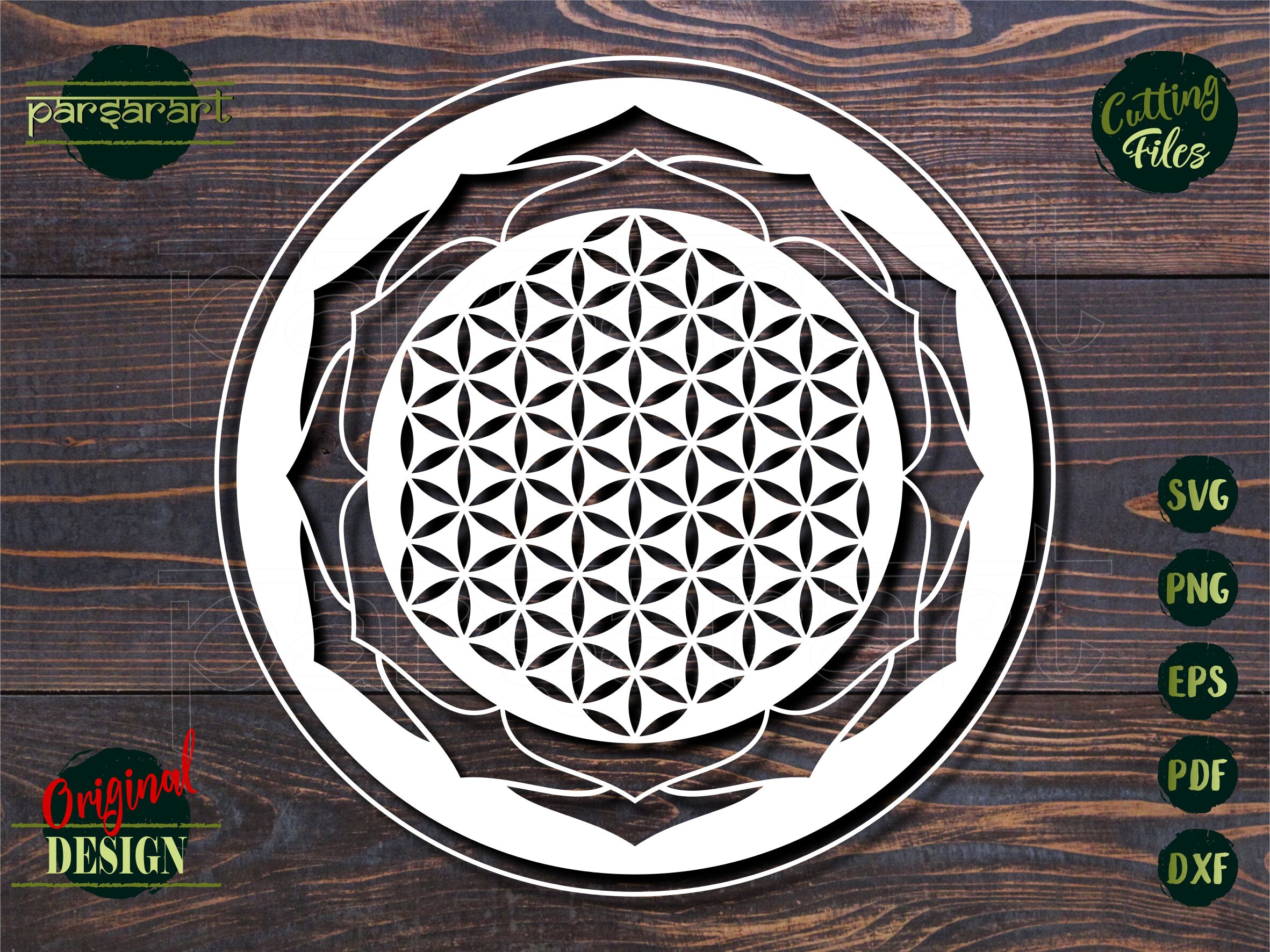 Flower of Life SVG Lotus Flower SVG Buddhism Clipart Yoga SVG | Etsy