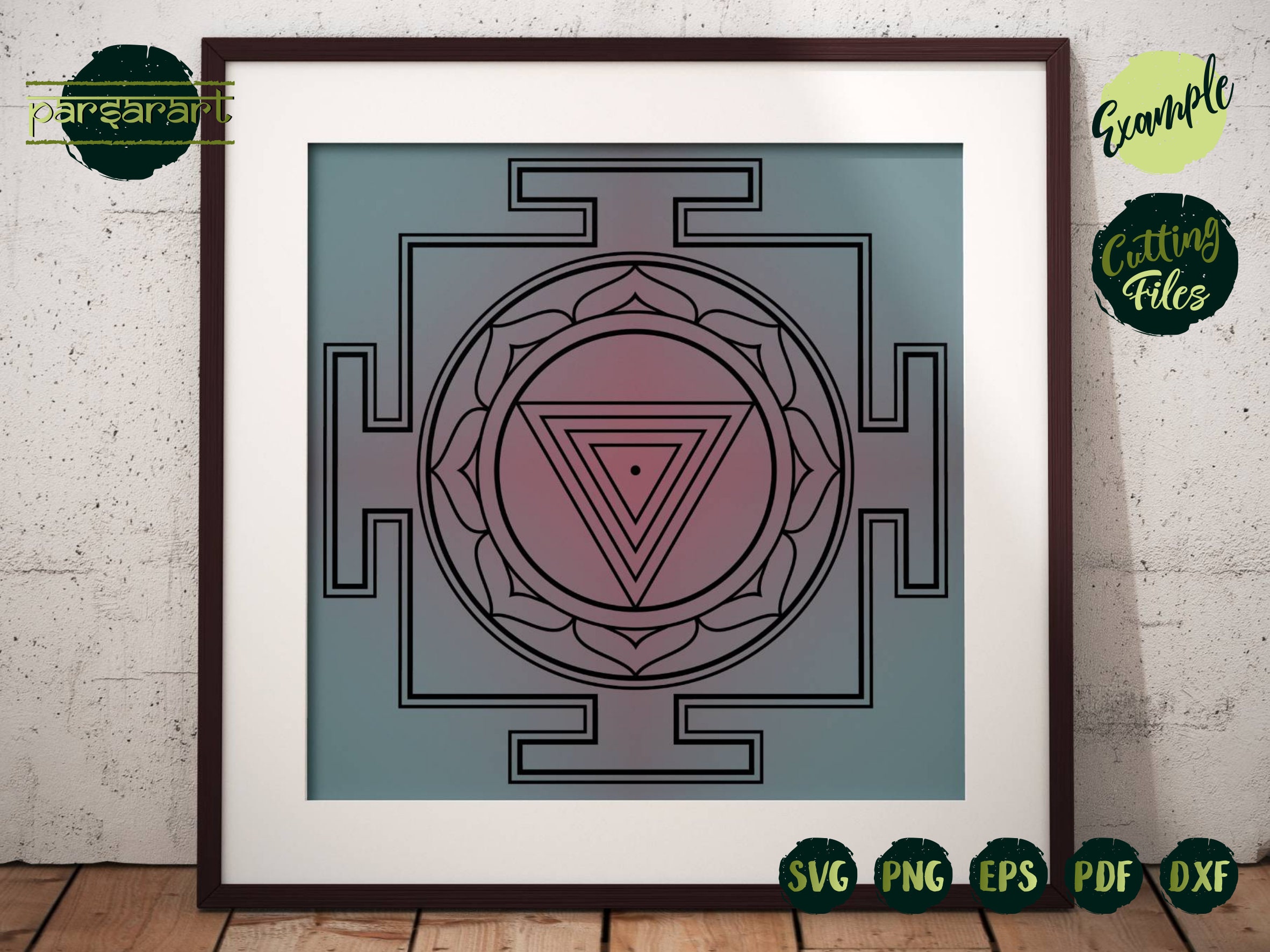 Kali Yantra SVG, Sacred Geometry SVG Chakra SVG Namaste Clipart Yoga ...