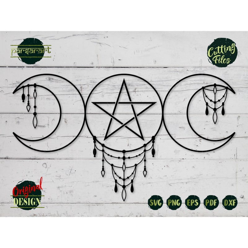 Triple Goddess Svg - Etsy