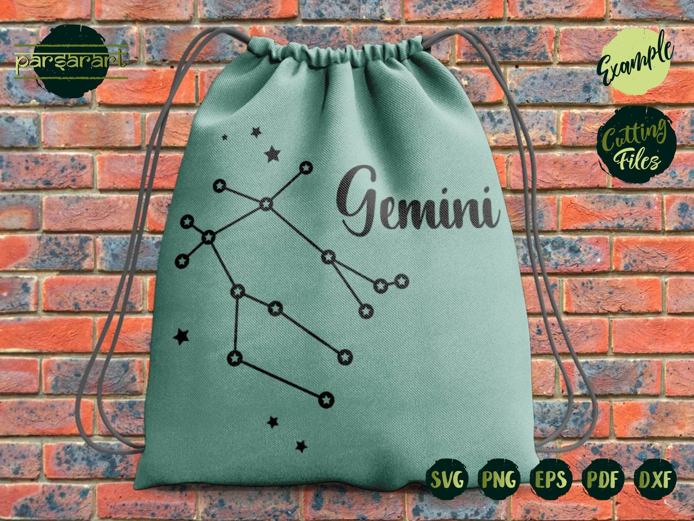 Gemini Zodiac Sign SVG Astrology Symbol SVG Star Sign Clipart - Etsy