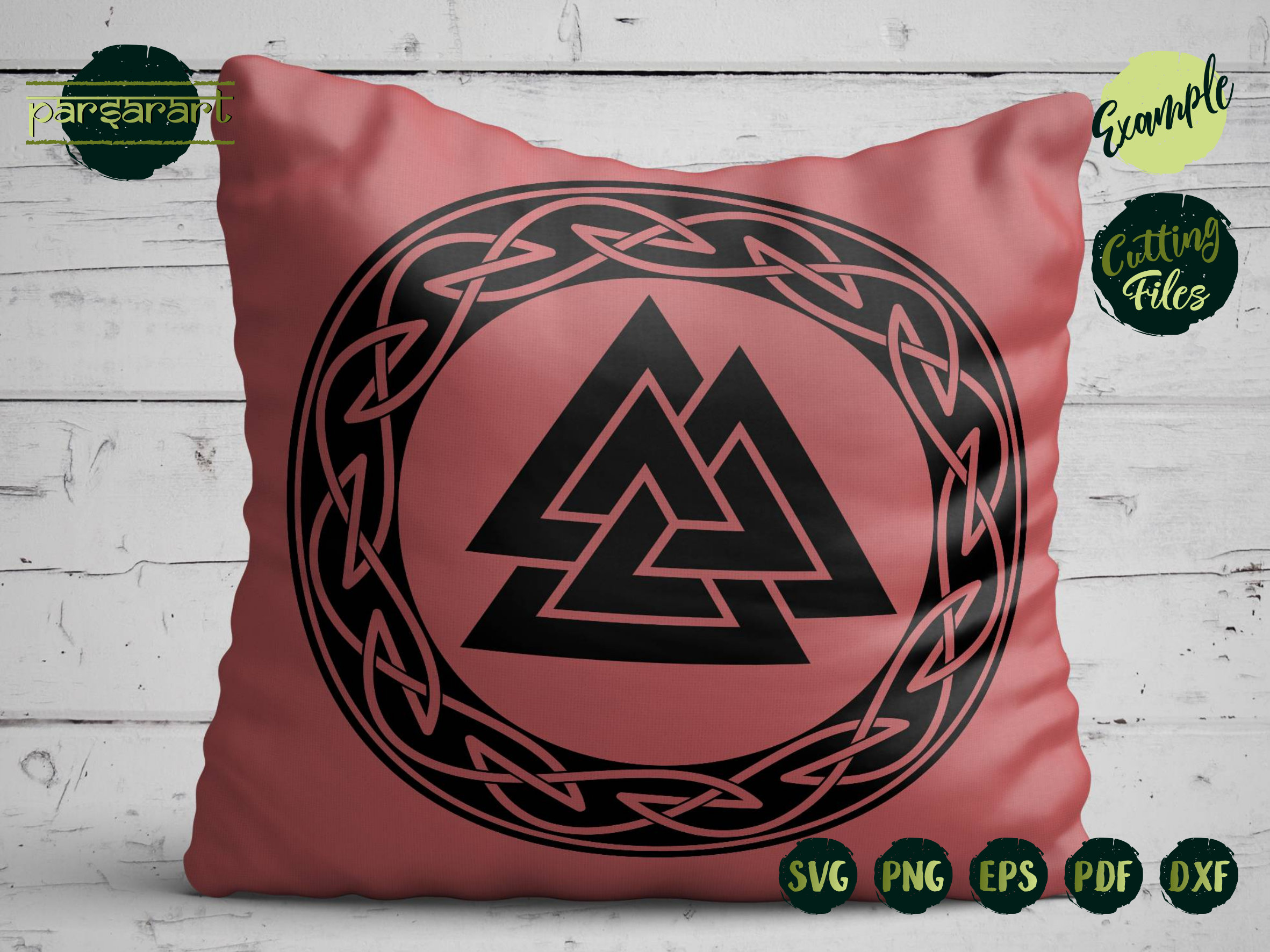 Valknut SVG, Viking Symbol SVG Nordic Symbol Clipart Pagan Valhalla ...