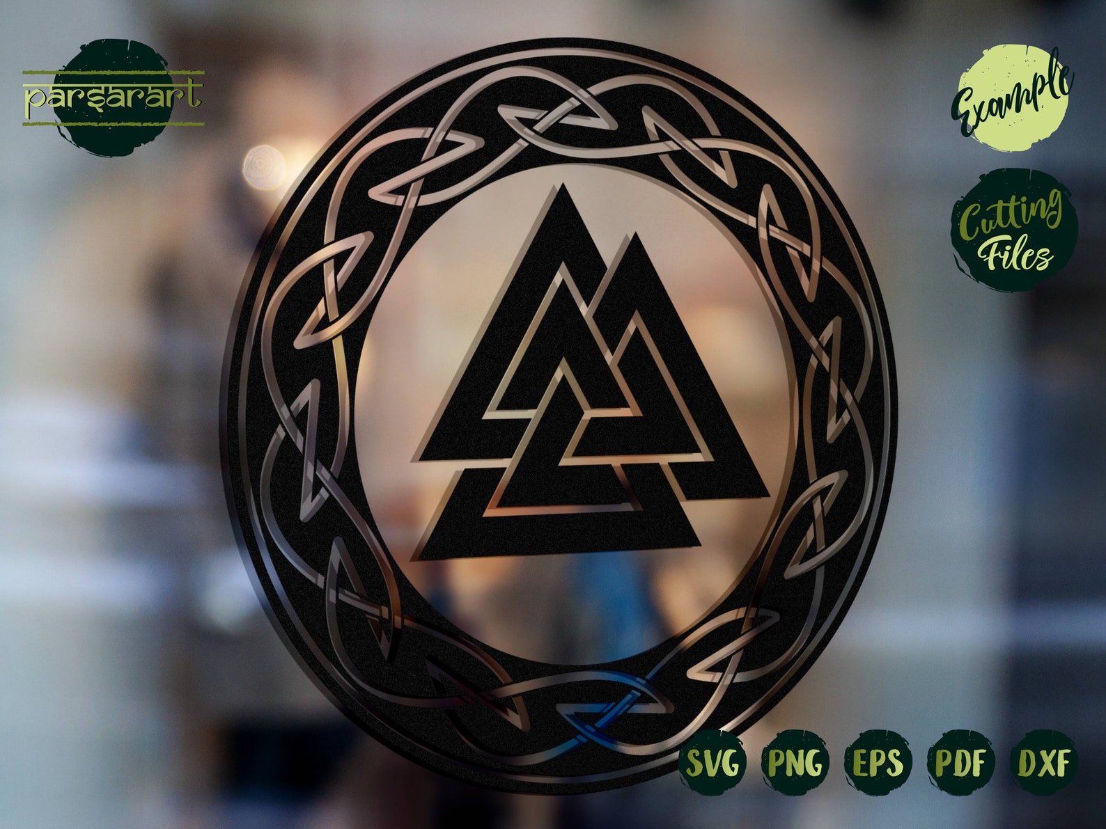 Valknut SVG Viking Symbol SVG Nordic Symbol Clipart Pagan - Etsy