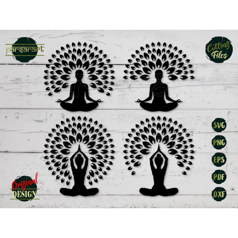 Meditation Svg - Etsy