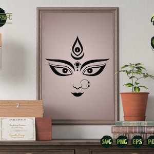 Buy Durga SVG Maa Durga Clipart Shakti SVG Hindu Goddess Female Energy ...
