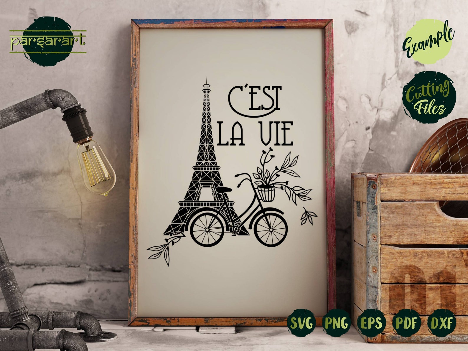 Paris SVG Bundle, Eiffel Tower SVG, Bonjour SVG, C'est La Vie Svg ...