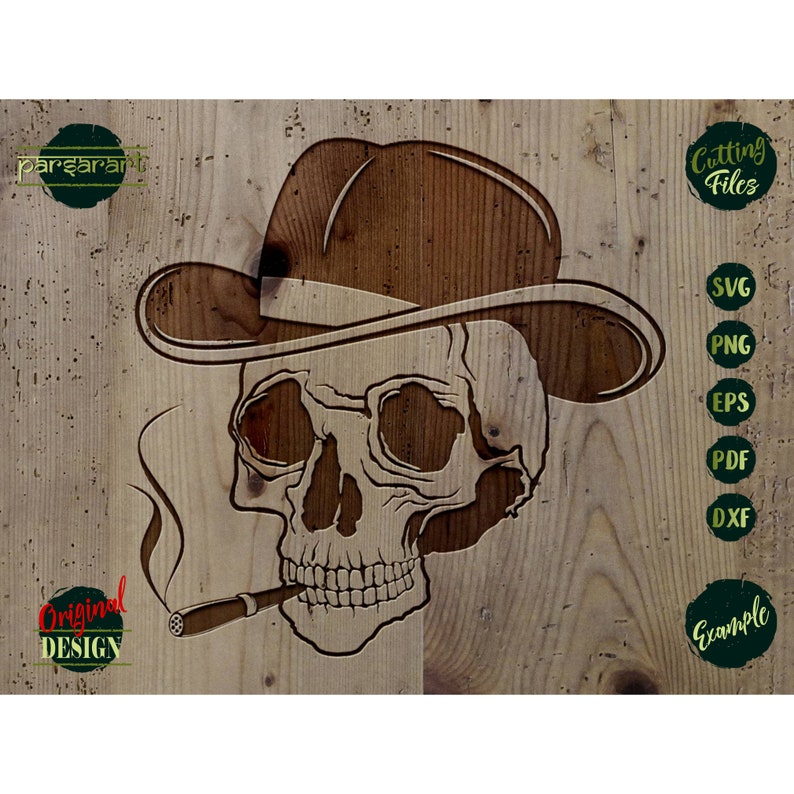 Skull With Cigar SVG Skull SVG Human Skeleton Gentlemen Skull - Etsy