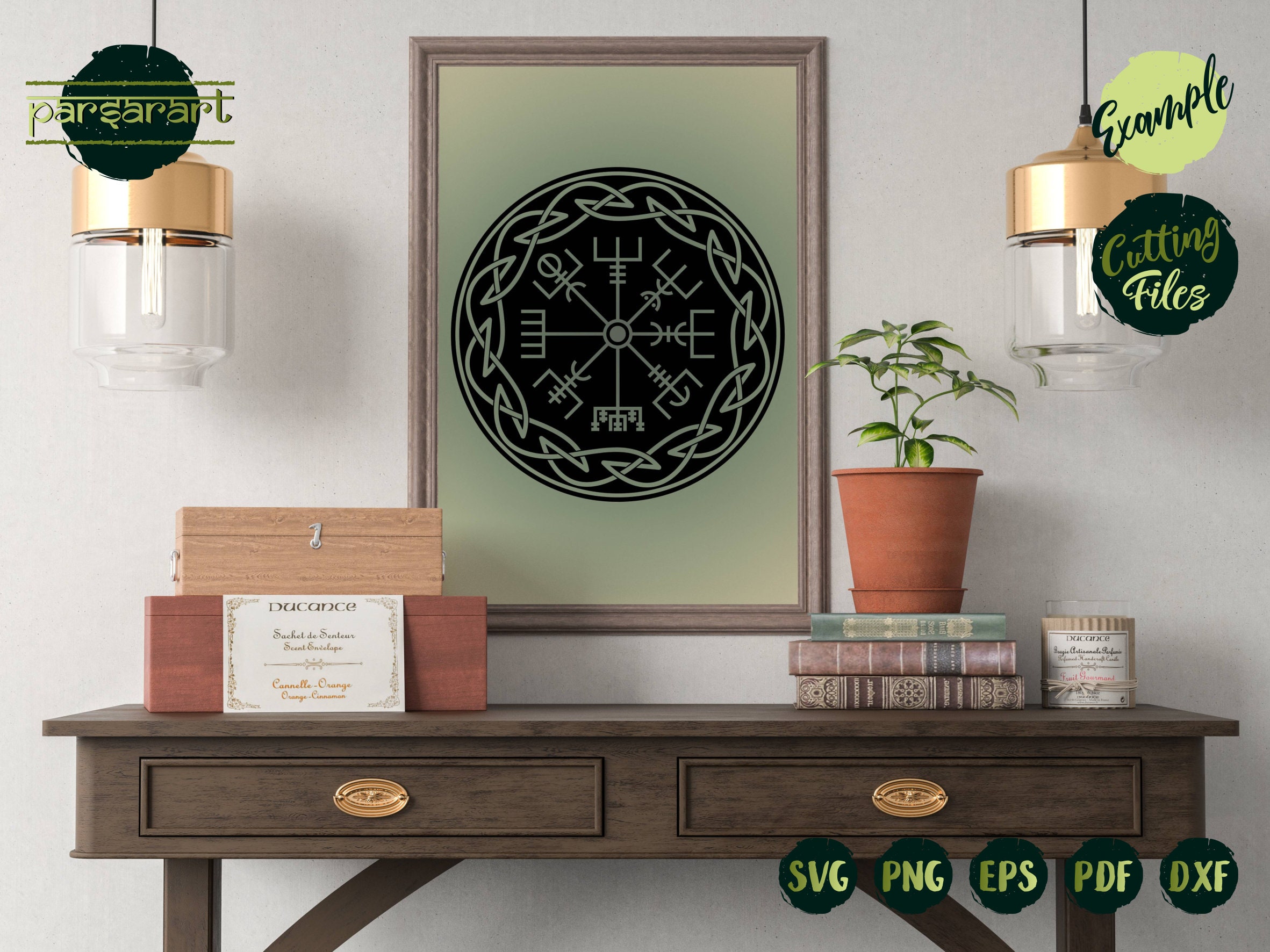 Vegvisir SVG Viking Symbol SVG Nordic Compass Clipart Pagan - Etsy