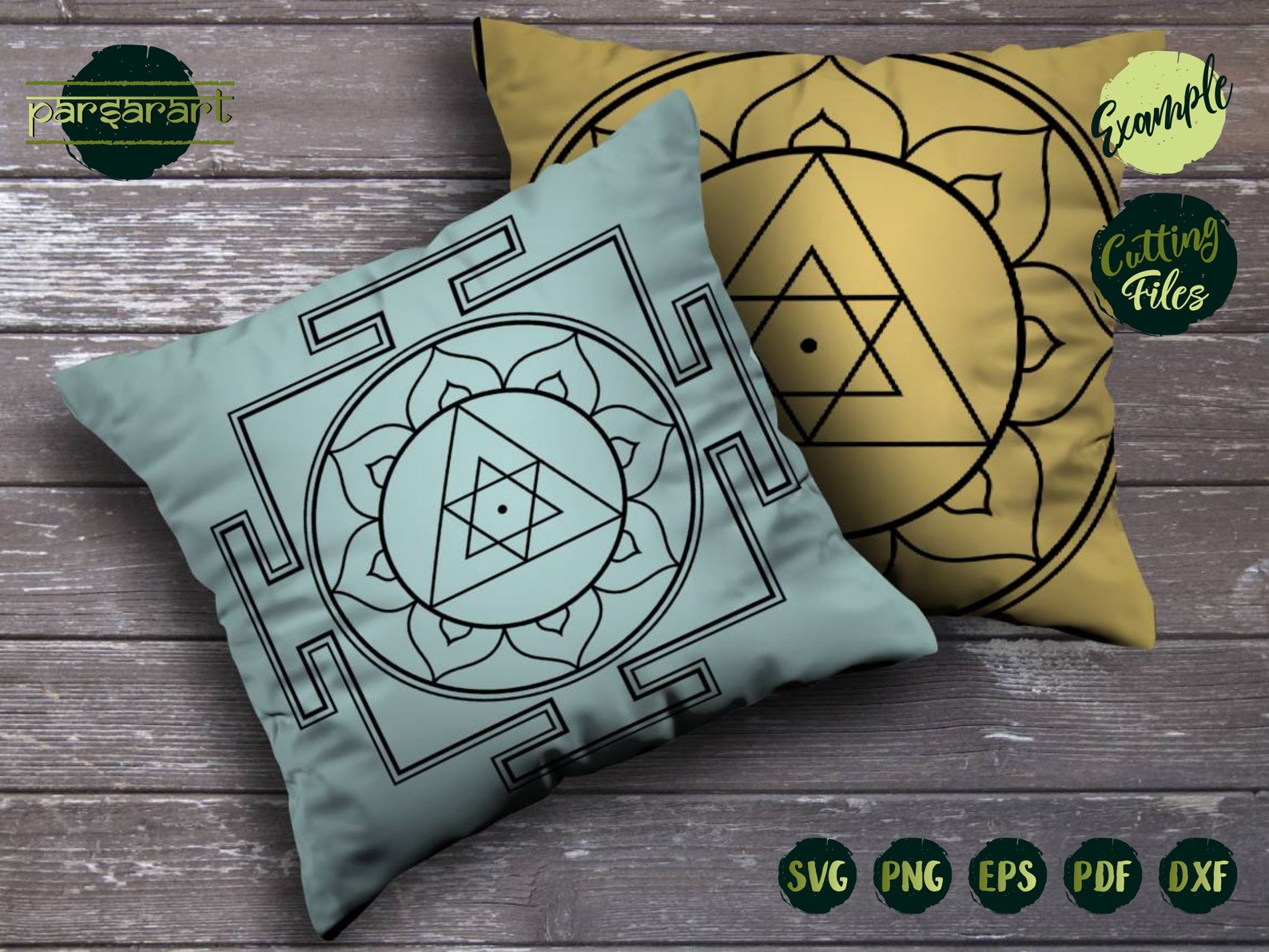 Ganesha Yantra SVG, Sacred Geometry SVG Chakra SVG Namaste Clipart Yoga ...