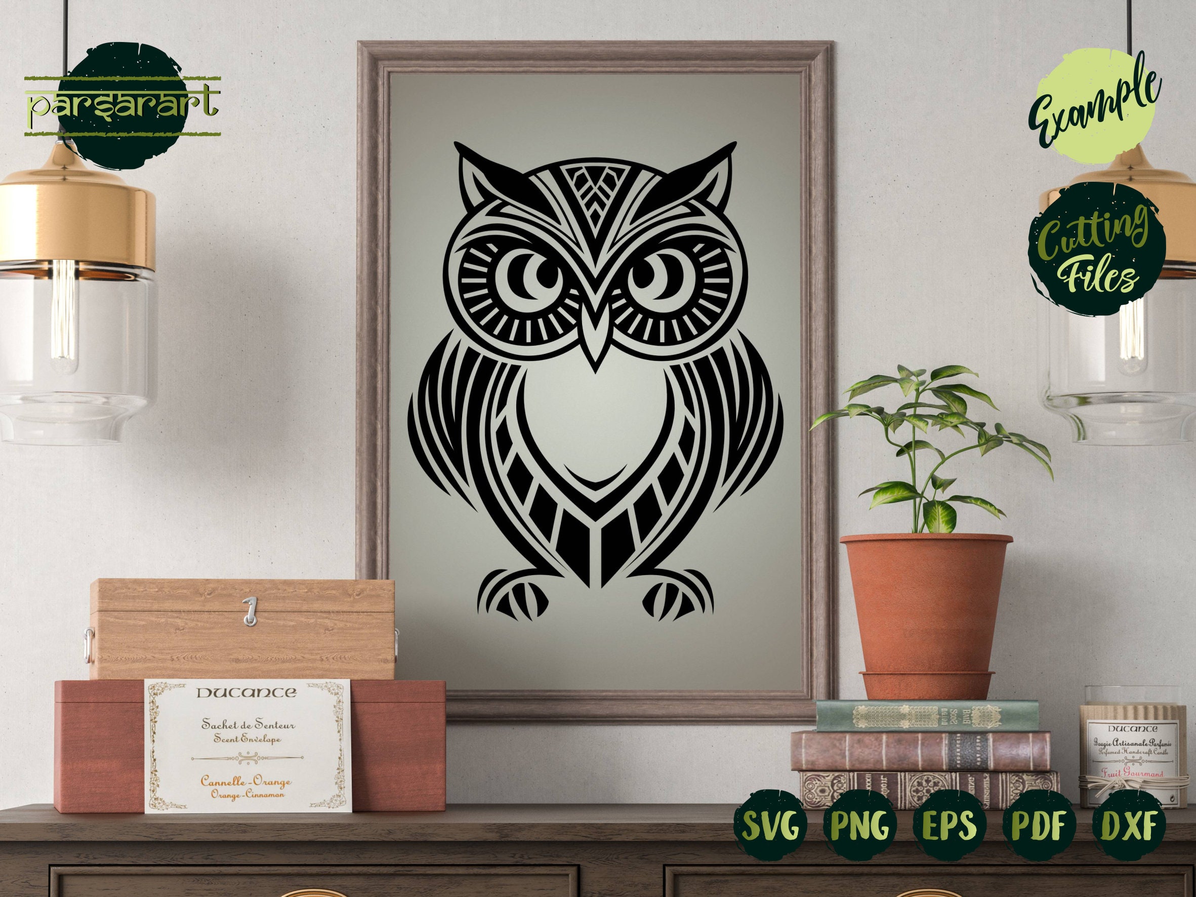 Owl SVG Owl Clipart Bird SVG Animal SVG Tribal Owl Decal - Etsy