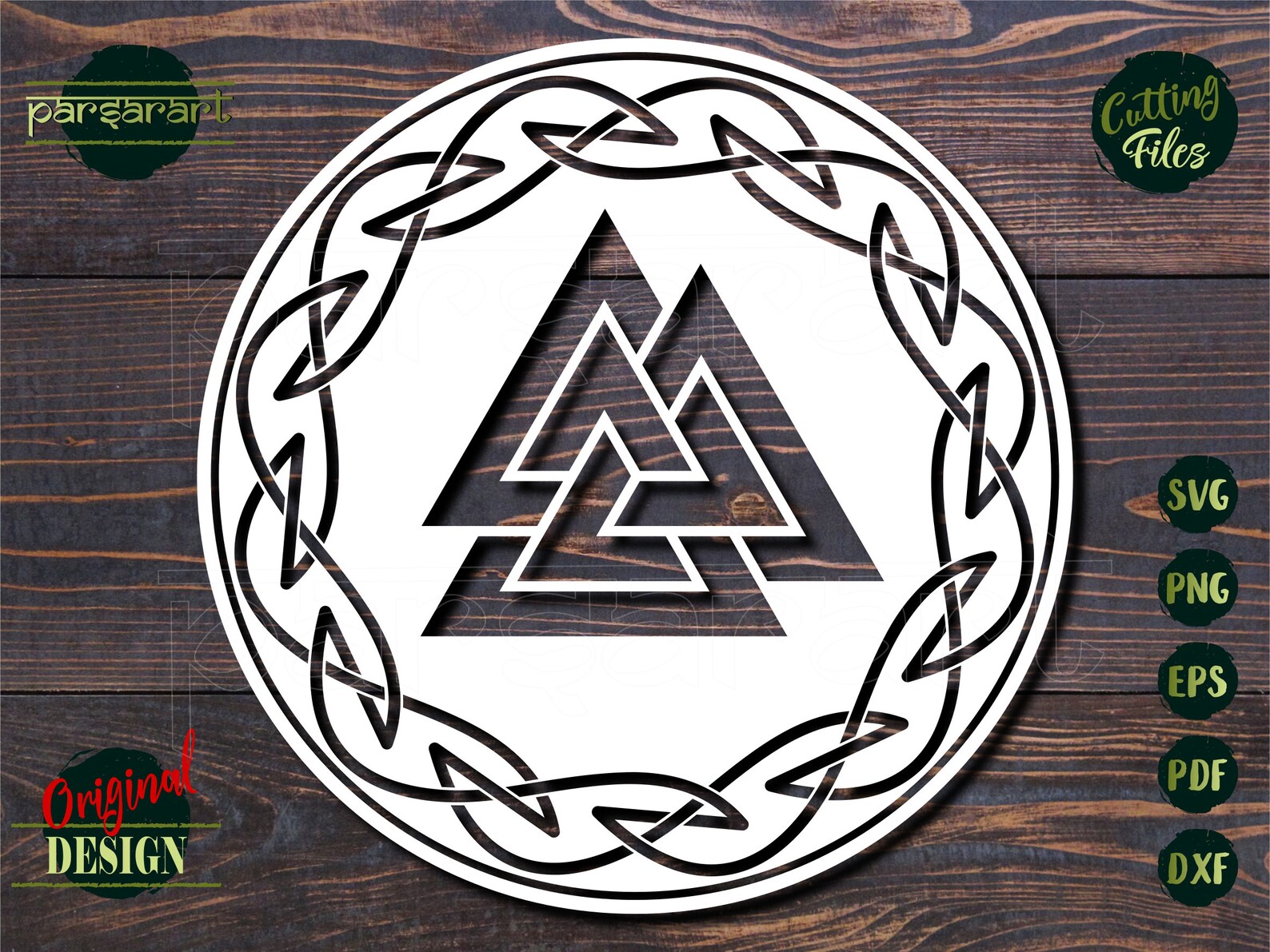 Valknut SVG Viking Symbol SVG Nordic Symbol Clipart Pagan - Etsy UK