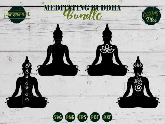 Buddha SVG Bundle Meditation SVG Unalome Symbol Yoga SVG | Etsy