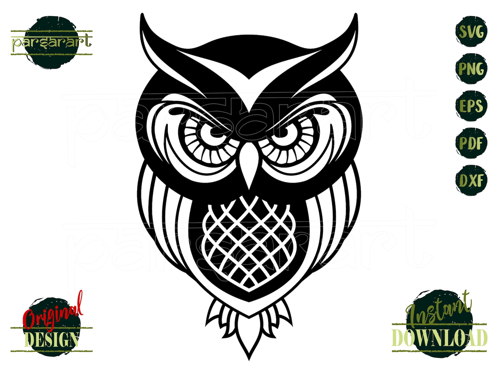 Owl SVG Owl Clipart Animal SVG Bird SVG Owl Vinyl Decal - Etsy