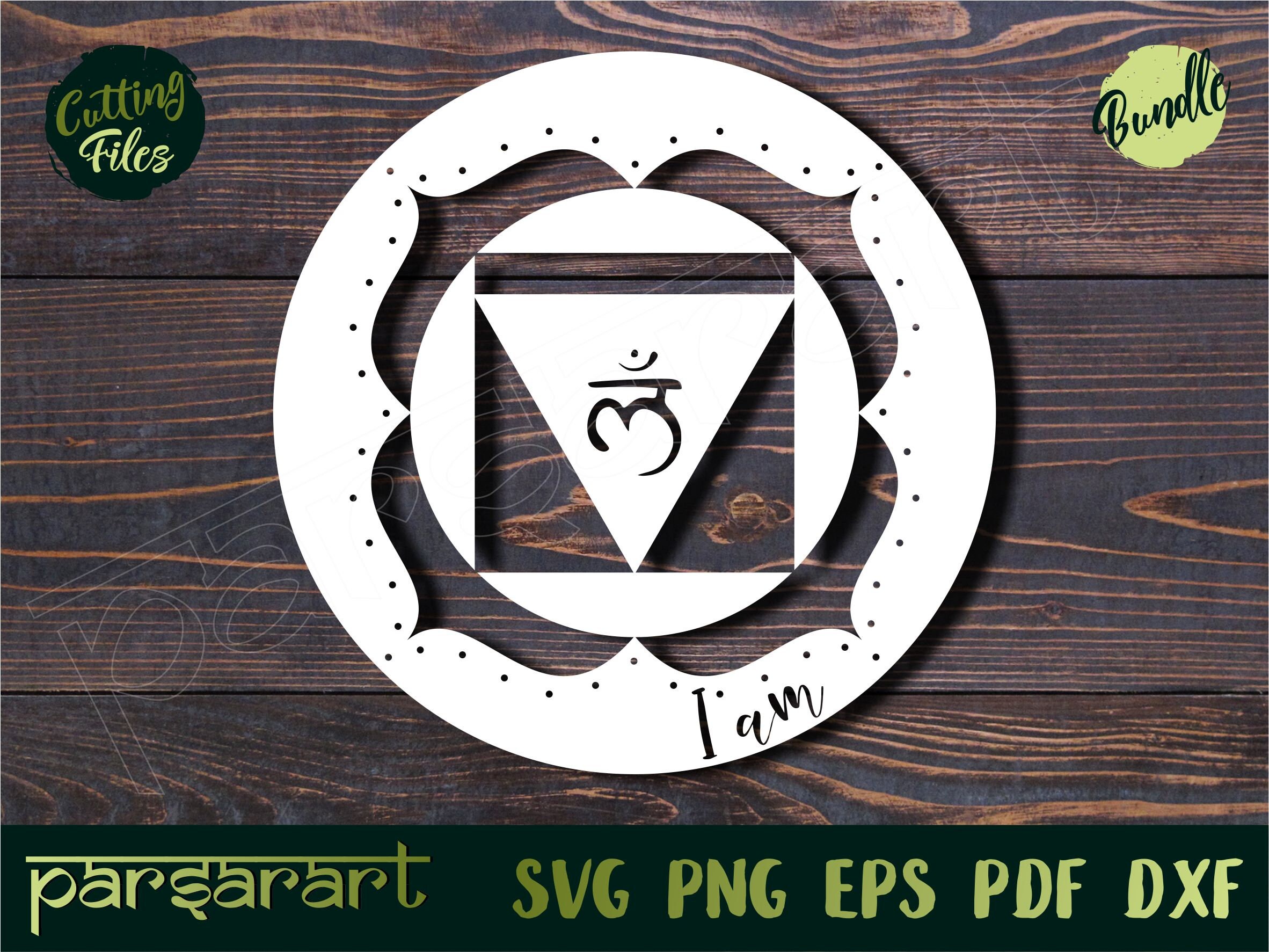 7 Chakras SVG Chakra Symbols SVG Bundle Namaste Clipart - Etsy