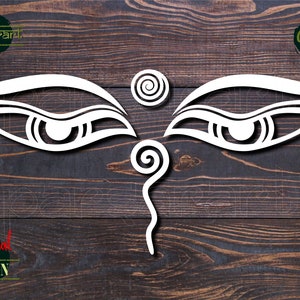 Buddha Eyes SVG, Buddhist Symbol SVG, Buddha Clipart, Yoga SVG, Namaste ...
