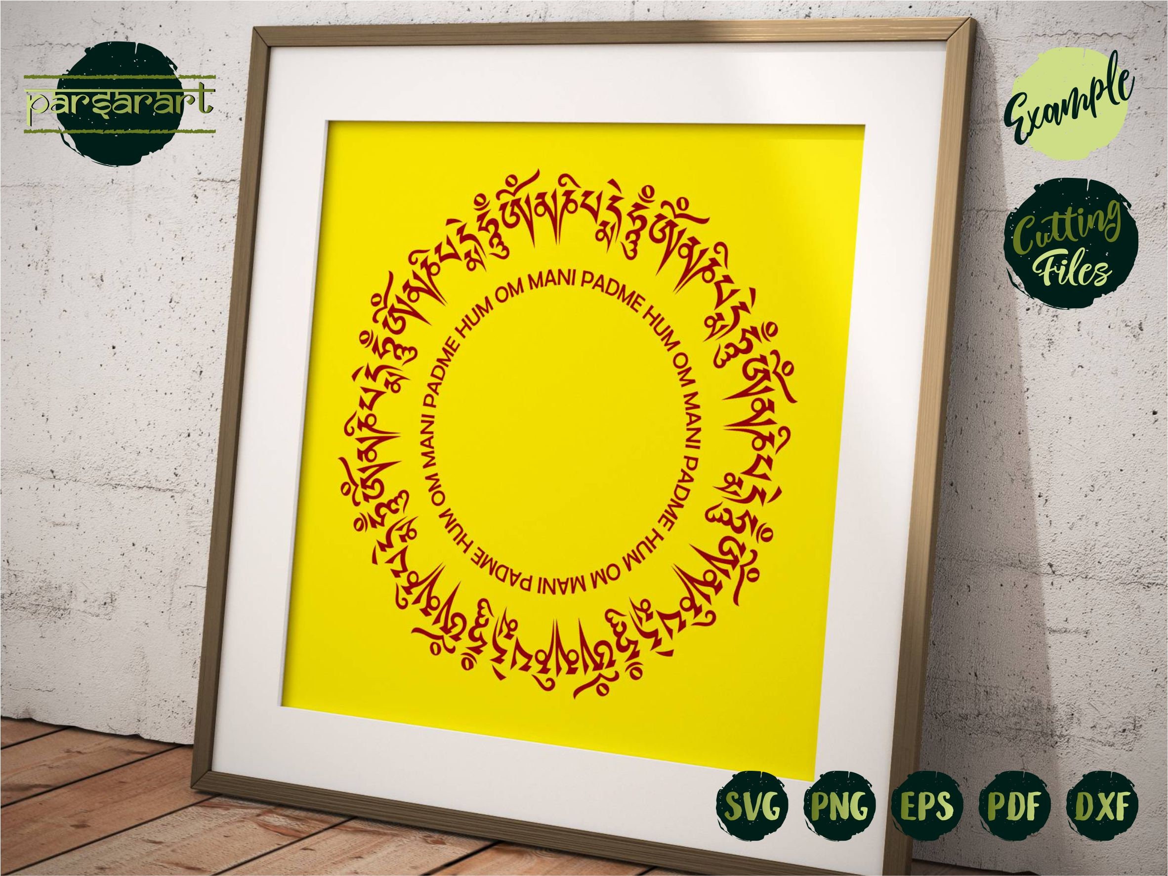 Mantra SVG, Om Mani Padme SVG, Buddhist Clipart, Yoga SVG, Mandala Svg ...