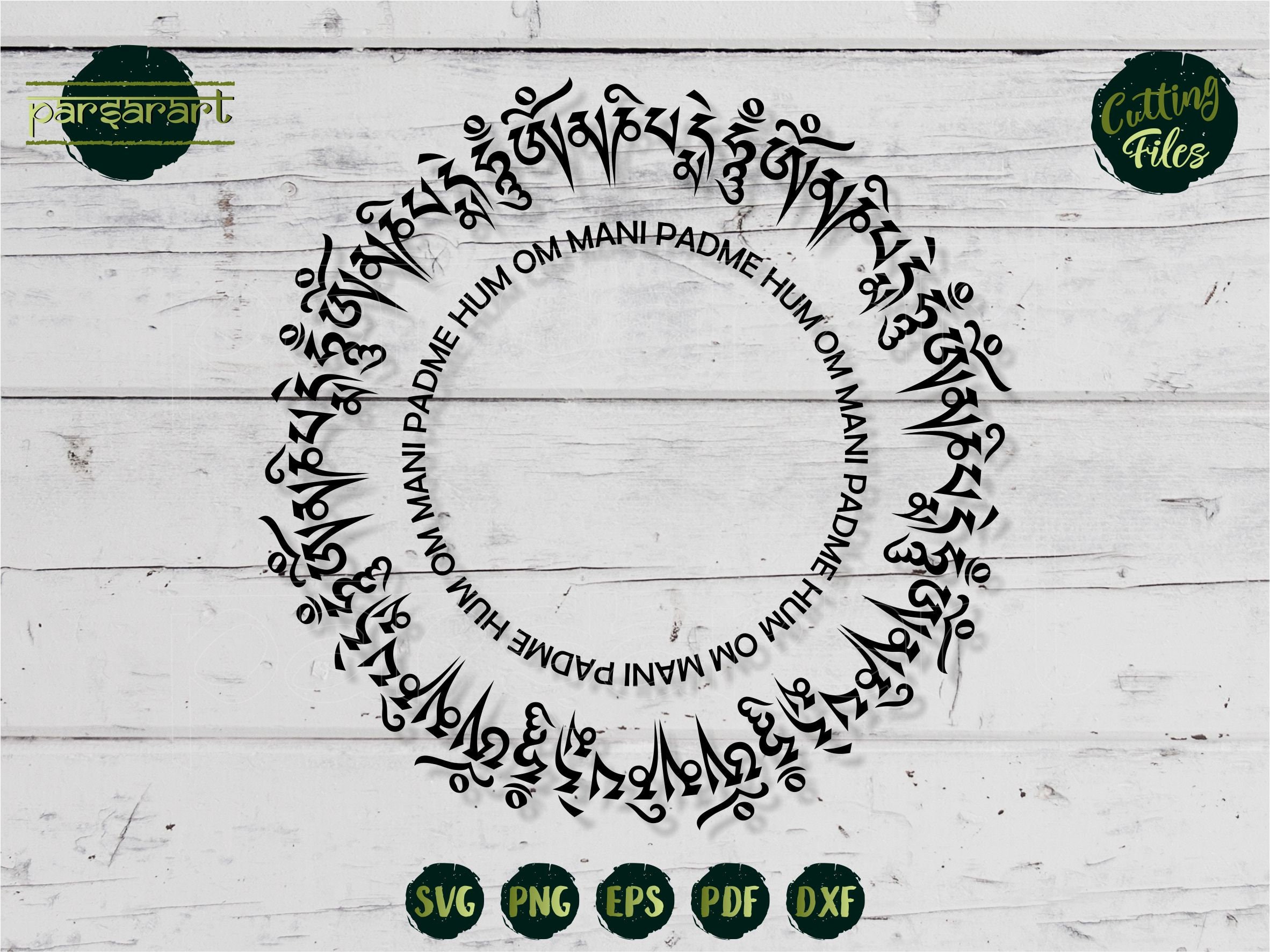 Mantra SVG Om Mani Padme SVG Buddhist Clipart Yoga SVG - Etsy Canada