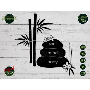 Zen Stones SVG, Zen Rocks SVG, Balancing Stones SVG Zen Yoga Svg ...