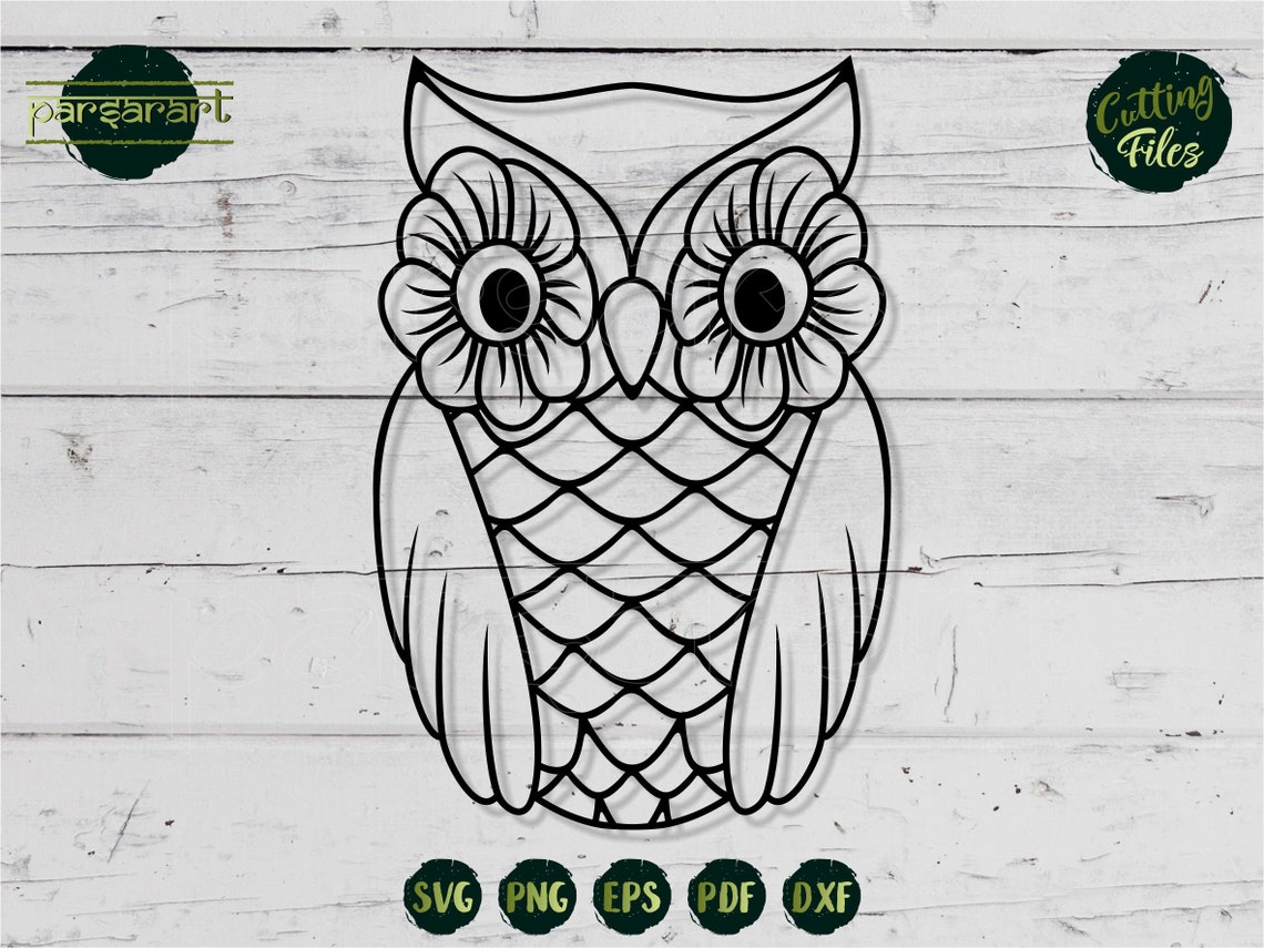 Owl SVG Owl Clipart Bird SVG Animal SVG Owl Vinyl Decal - Etsy