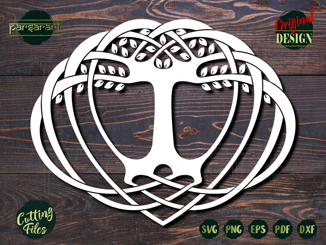Celtic Tree of Life SVG Tree of Life Clipart Pagan Wicca - Etsy