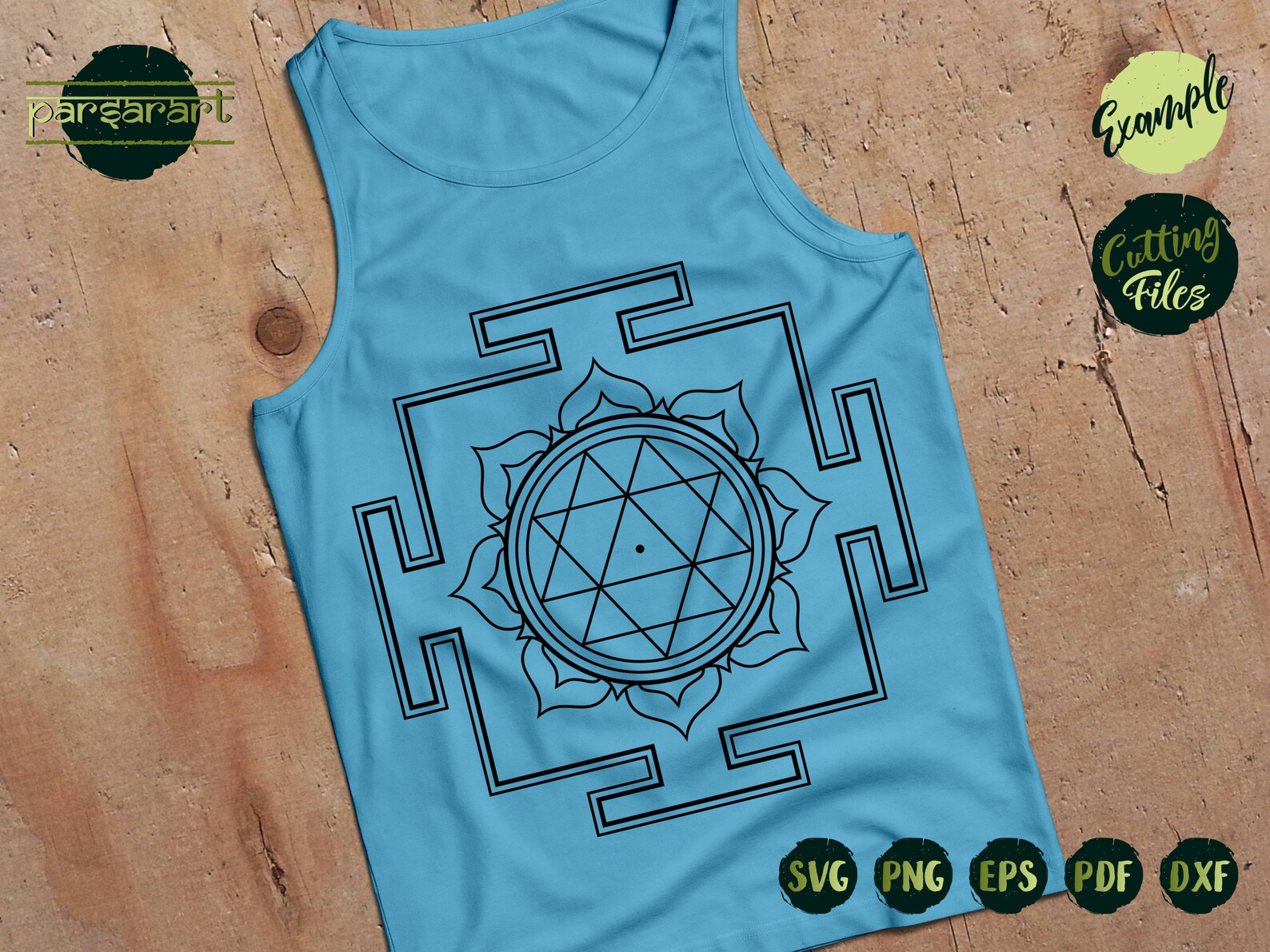 Durga Yantra SVG, Sacred Geometry SVG Chakra SVG Namaste Clipart Yoga ...