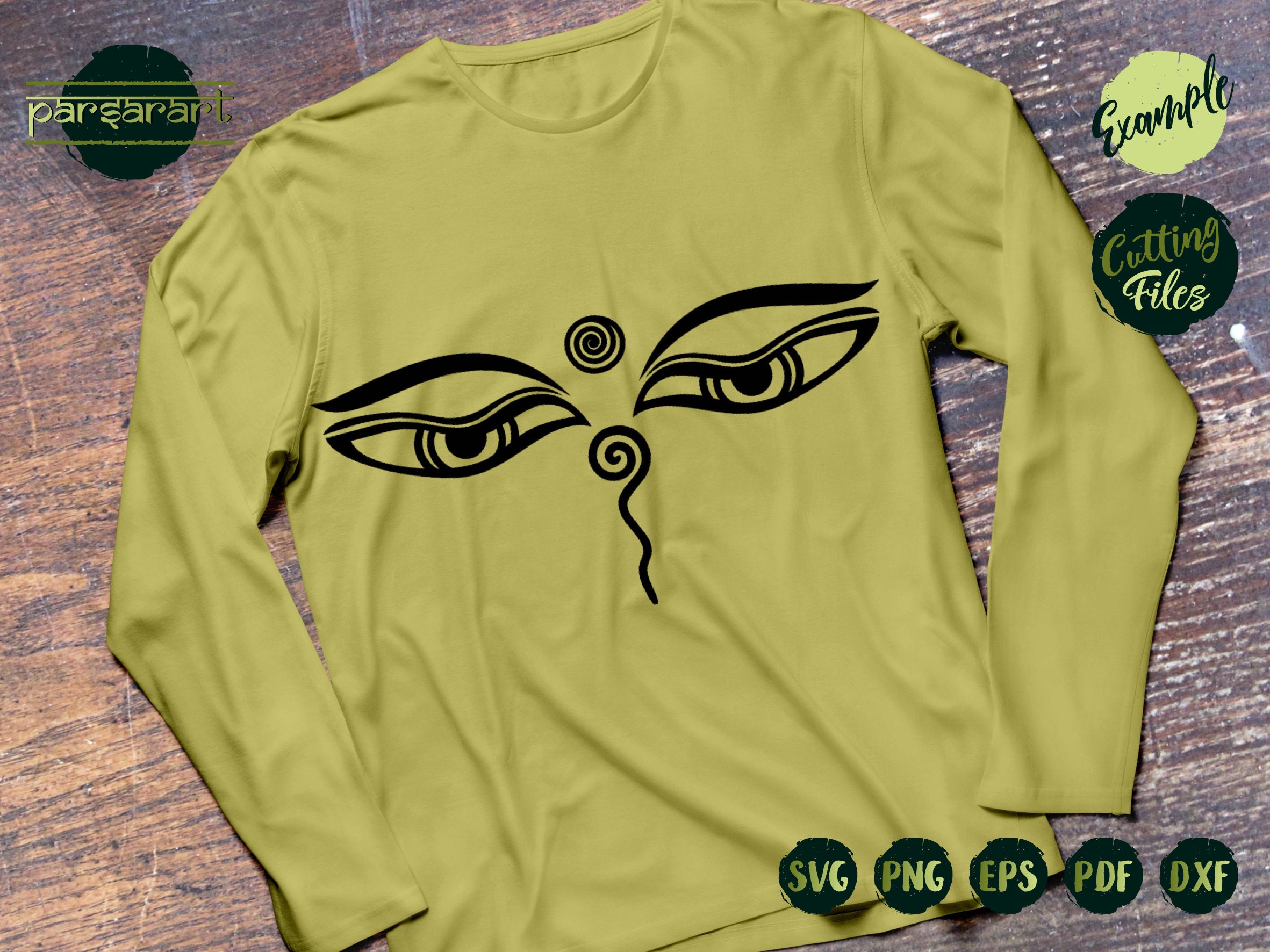Buddha Eyes SVG Buddhist Symbol SVG Buddha Clipart Yoga - Etsy