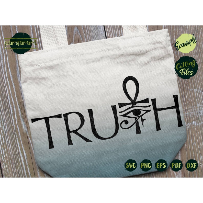 Truth SVG Eye of Horus SVG Ankh Cross Egyptian Symbol - Etsy