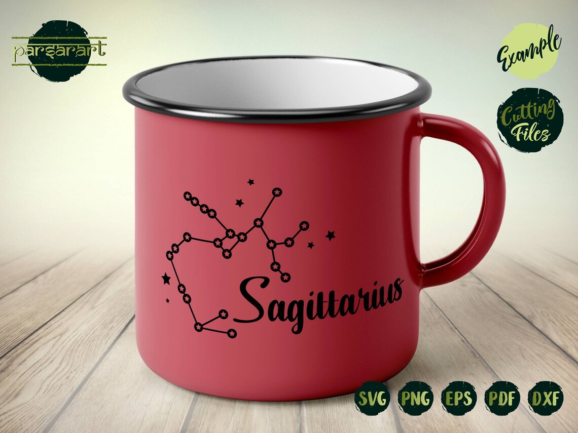 Sagittarius Zodiac Sign SVG Astrology Symbol SVG Star Sign | Etsy