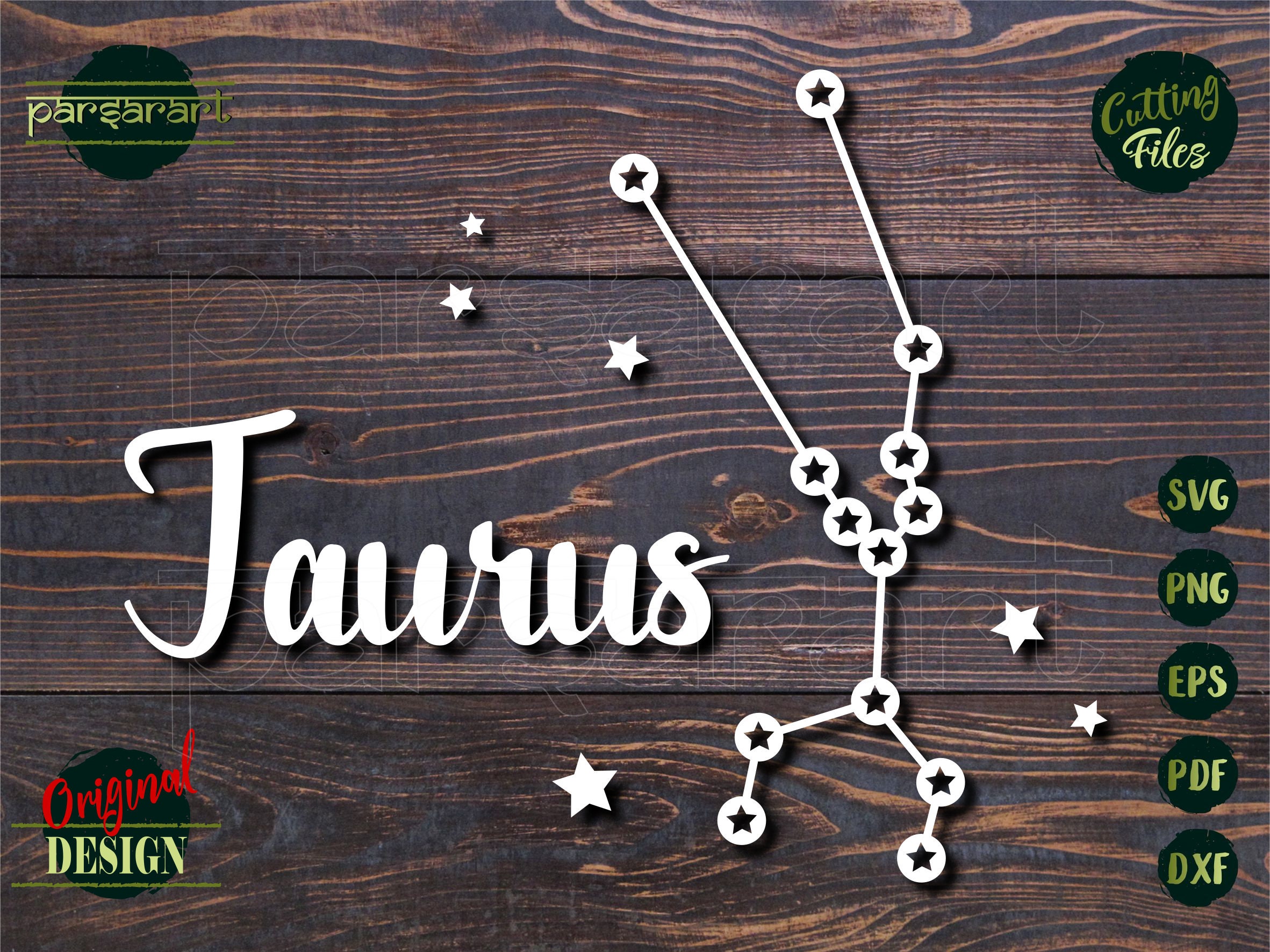 Taurus Zodiac Sign SVG Astrology Symbol SVG Star Sign Clipart - Etsy