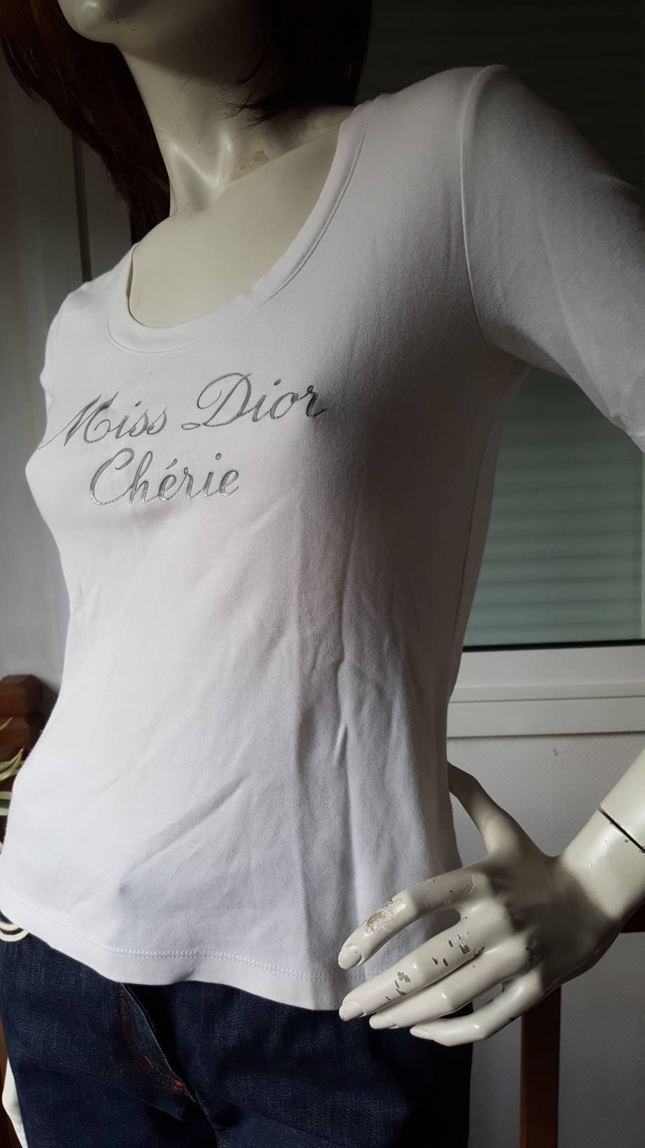 Christian Dior J'adore Vintage T-shirt by Galliano Miss Dior Christian Dior J'adore Vintage T-shirt by Galliano Miss Dior