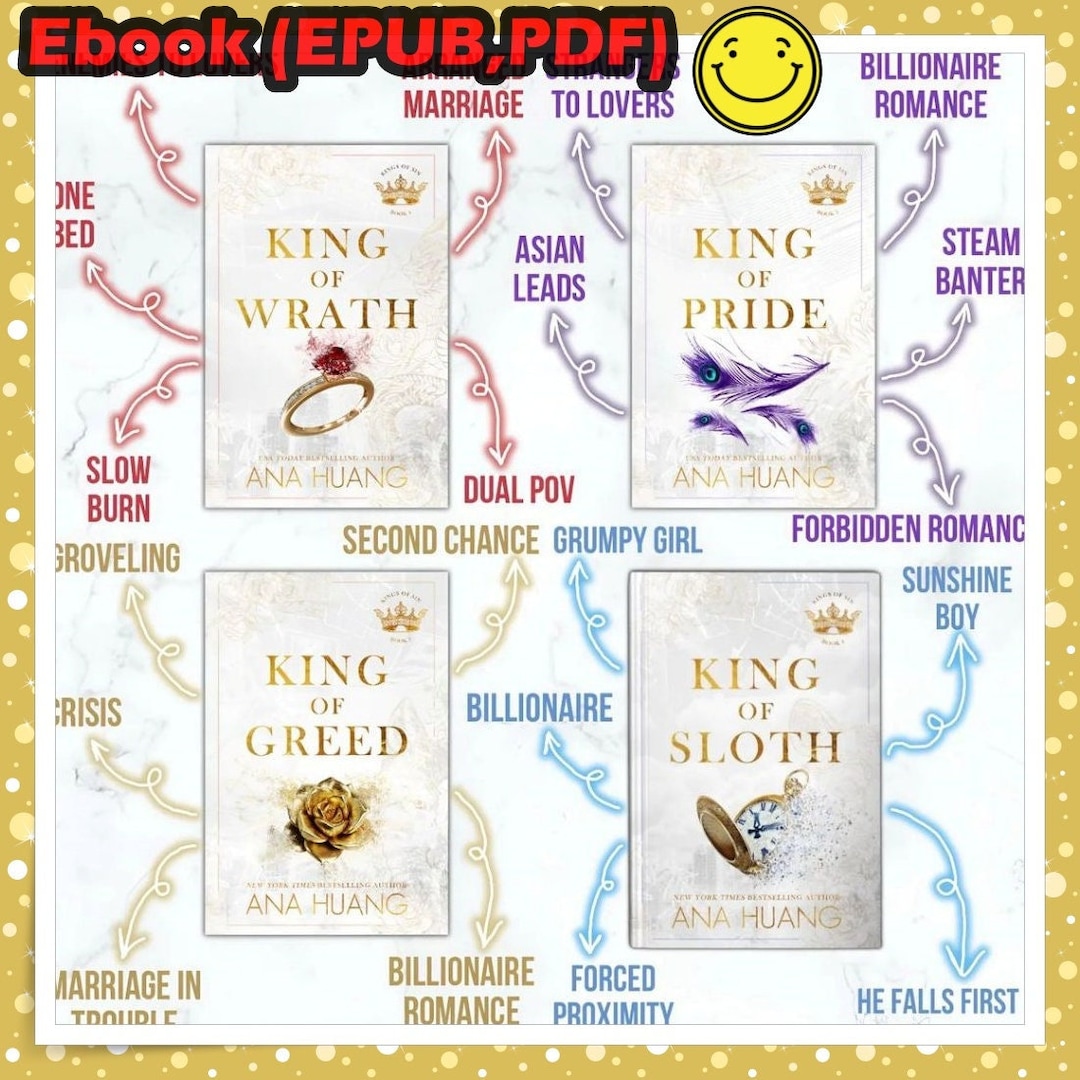 Kings of Sin Series Set 8 Books With Bonus Scene Ebook, EPUB, PDF - Etsy