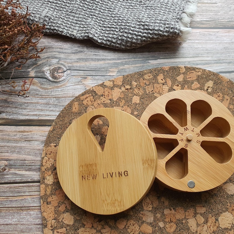 Small Wood Container Box - Etsy UK