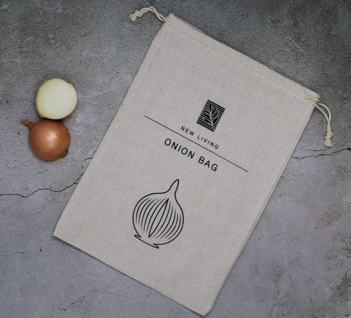 Linen Food Storage Bags Onion Bag Potato Bag Bread Bag - Etsy