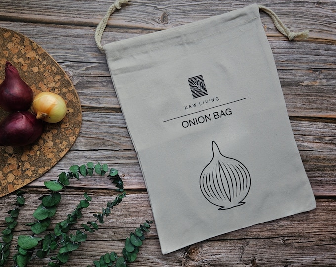 Reusable Onion Storage Bags Organic Cotton Mesh Onion Bags With ...