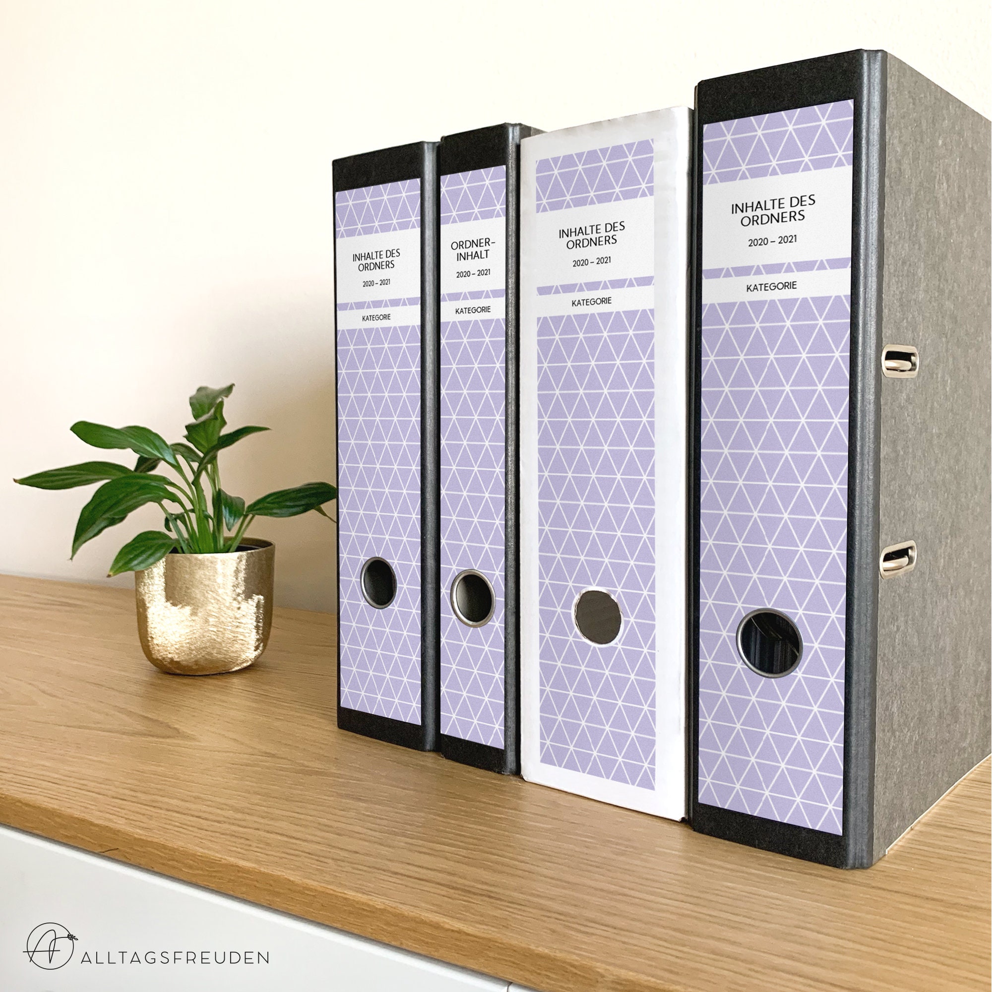 Folder Spine Adhesive Labels Print Template Label Printable Pattern ...