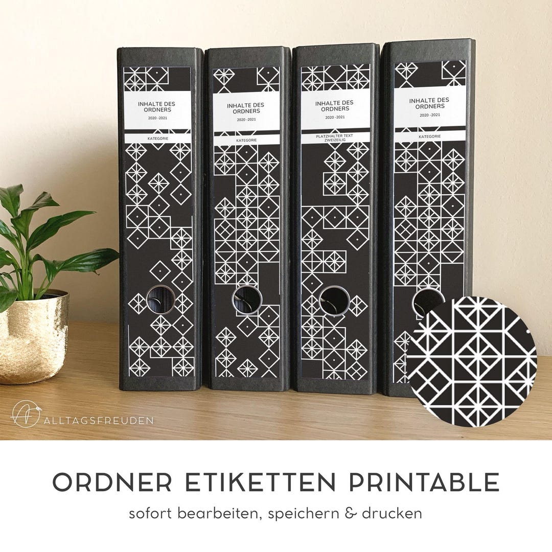Folder Labels for Sticking on | Folder Spine Adhesive Labels | Label ...