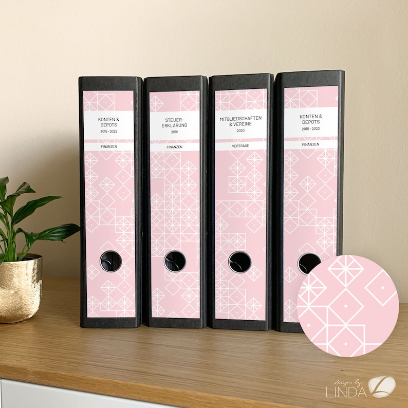 Folder Labels to Stick on Printable Folder Spine Stickers Wide & Narrow ...