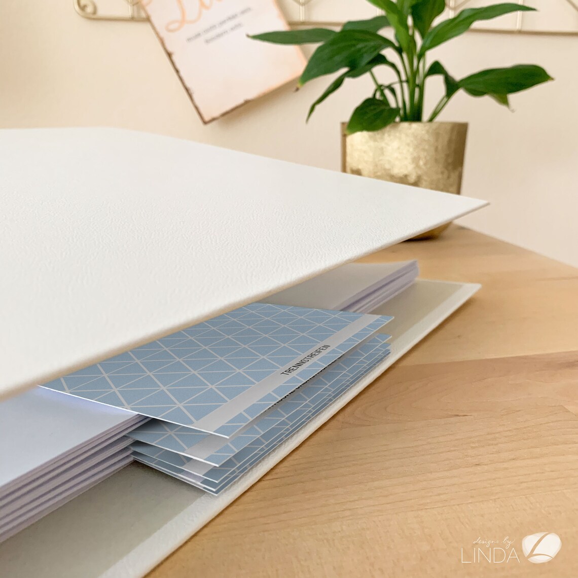 Dividers Printable Triangles Light Blue PDF for Self-printing ...