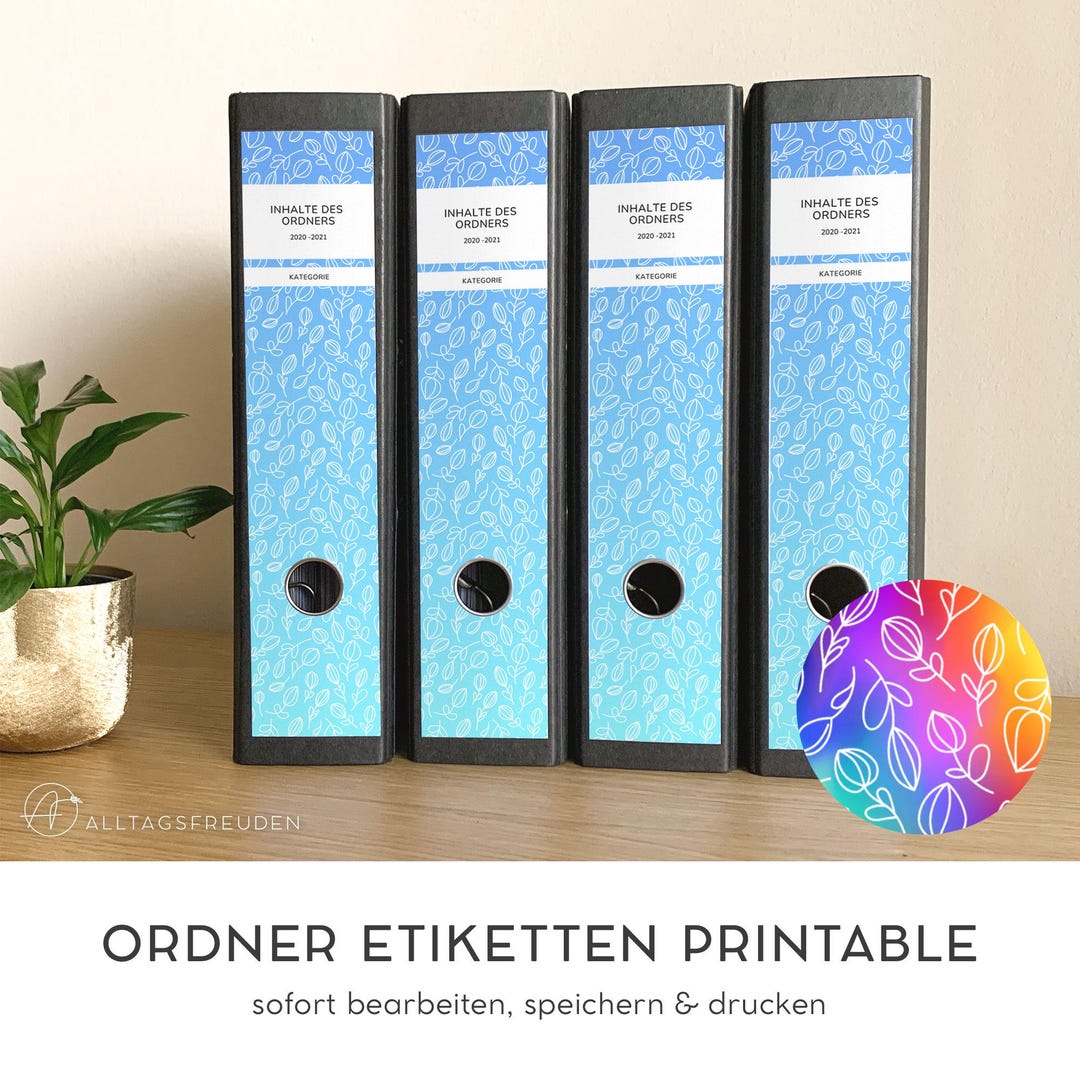 Adhesive Folder Labels | Adhesive Labels | Labels | Stickers | Print ...