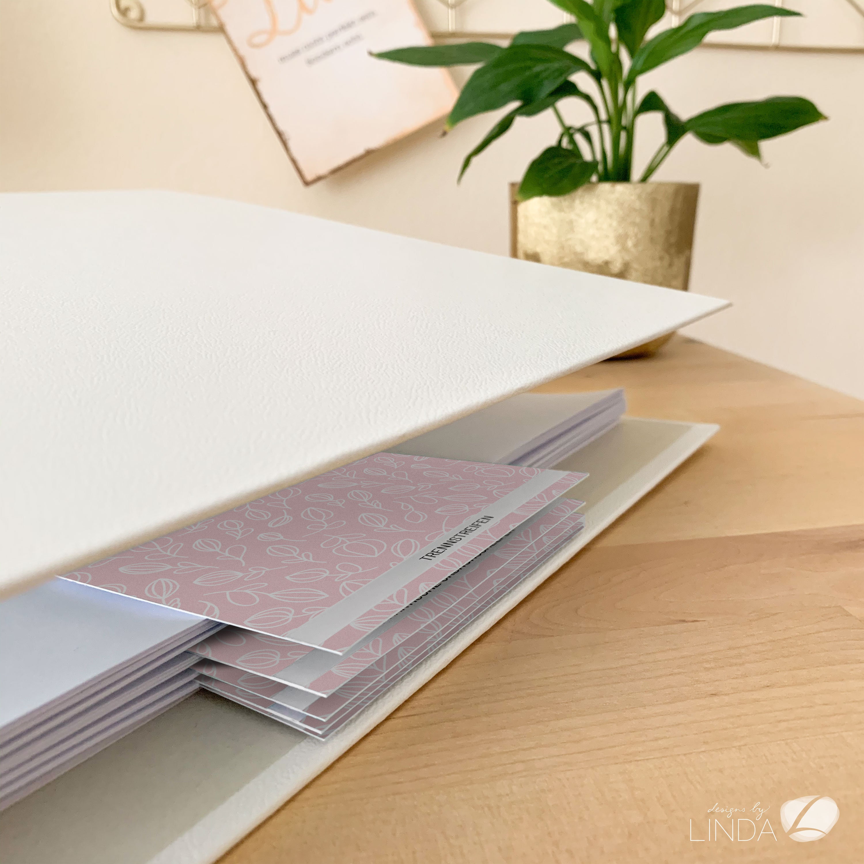 Dividers Printable Floral Pattern, Flowers Pink, Rosé, Hot Pink, Pastel ...