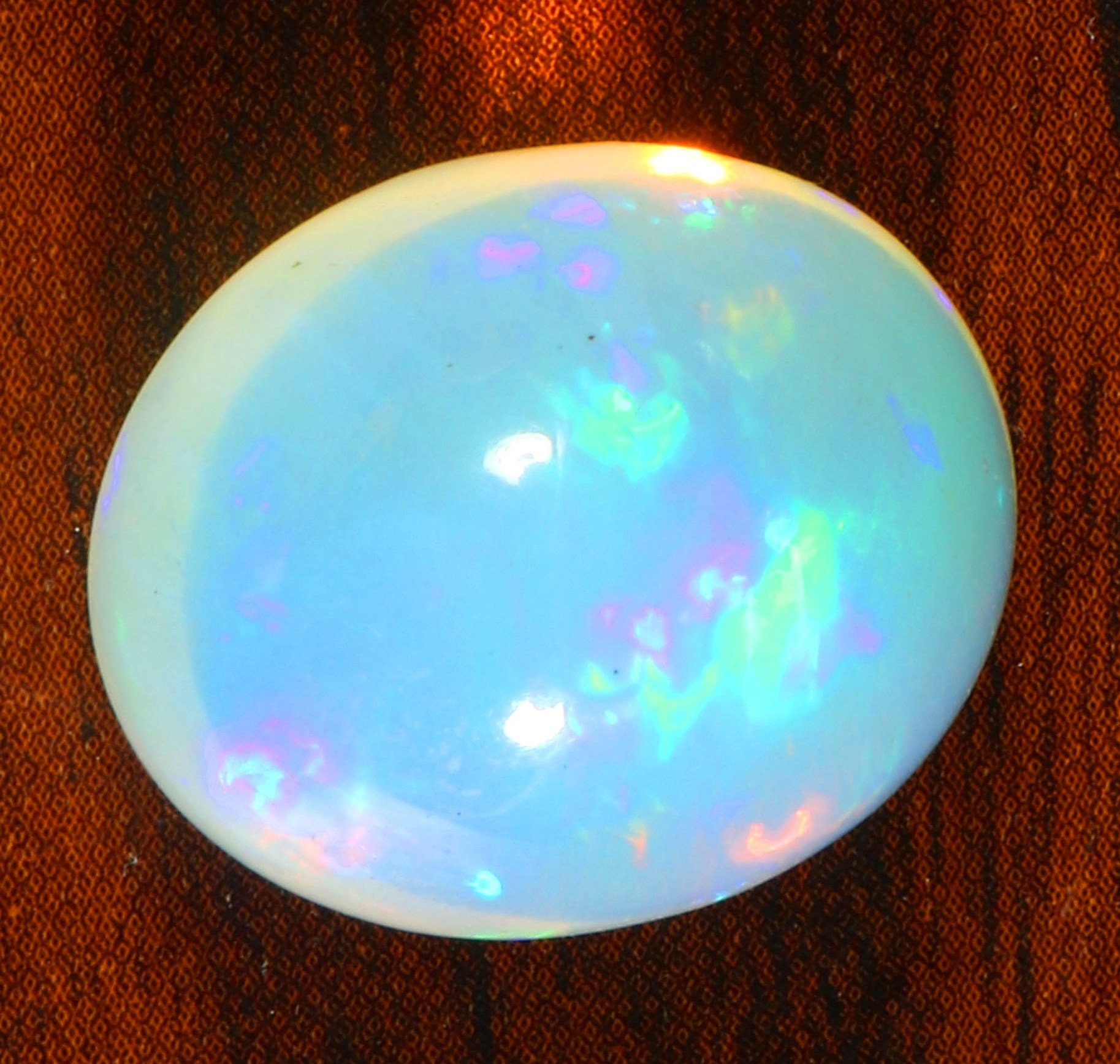 Opal Blue Flashy, 14.60 Crt. Transparent Opal Cab, 18x14x12 MM. Multi ...