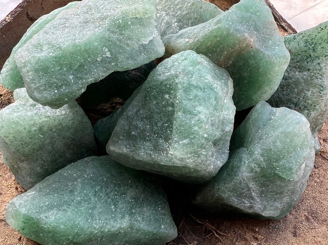 Green Strawberry Quartz Rough Gemstone Raw Green Strawberry Rough ...