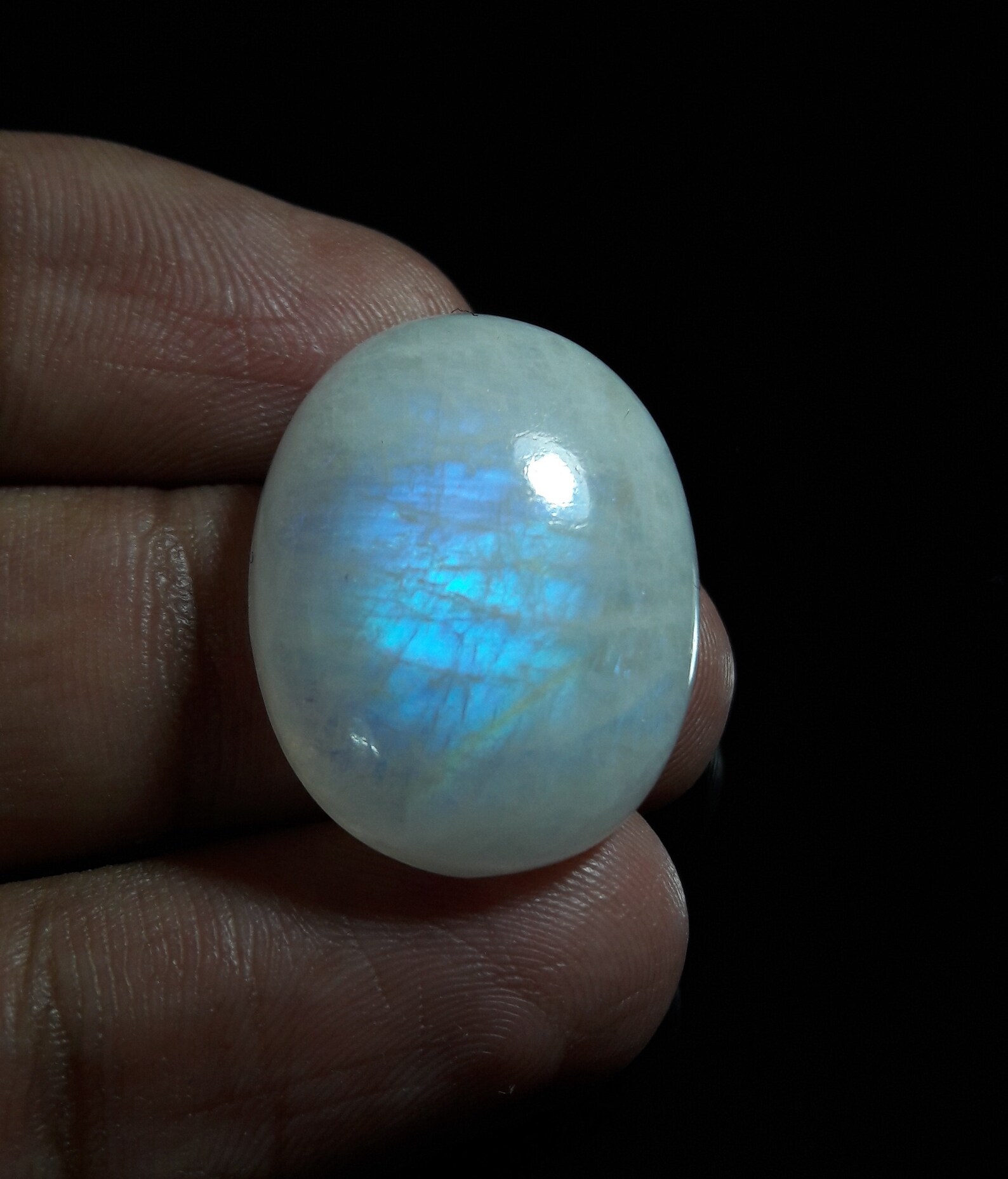 AAA Rainbow Moonstone Lot Oval Shape Blue Flashy Calibrated | Etsy