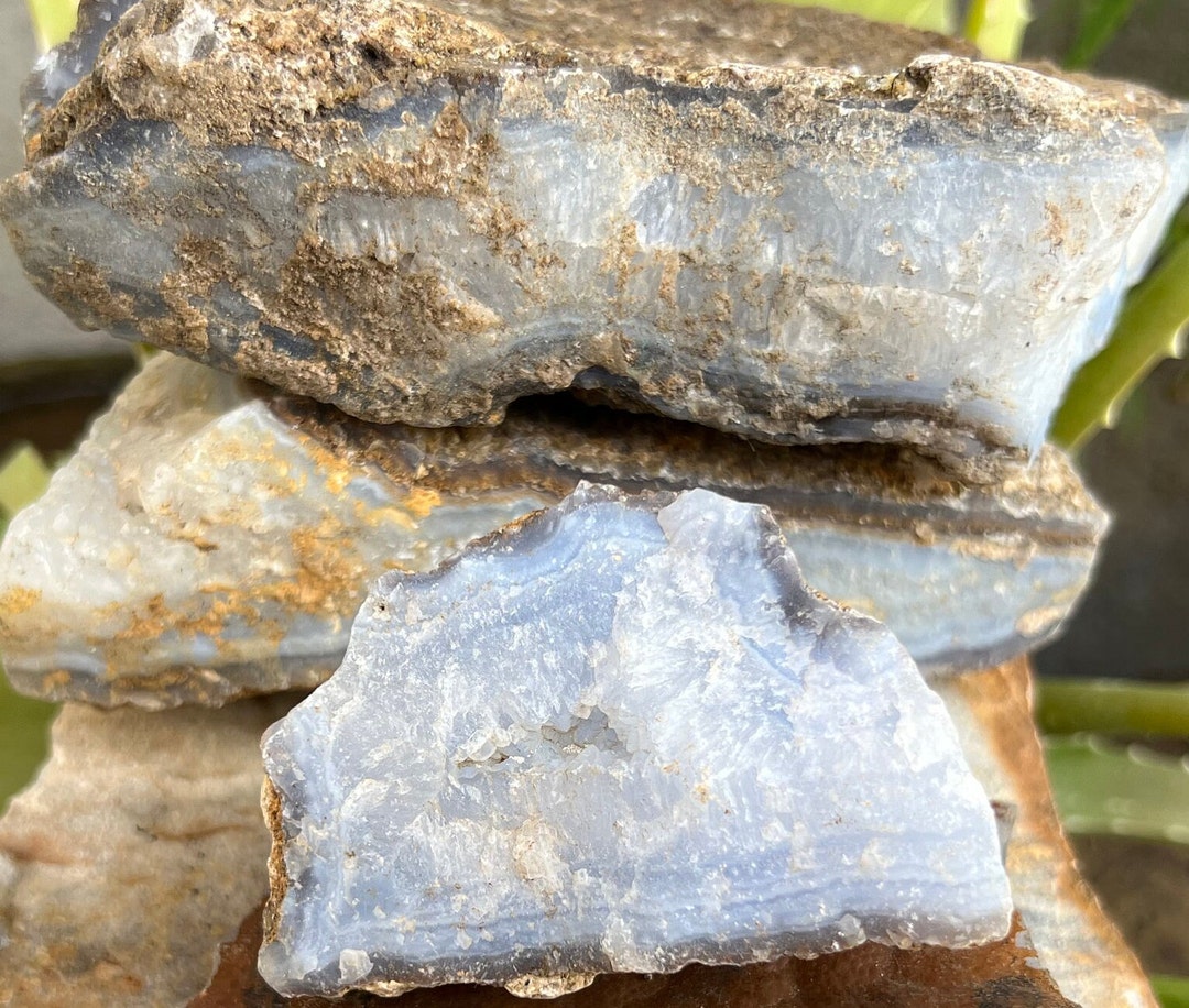 Blue Less Agate Rough Gemstone Raw Rough Minerals Unheated Untreated ...