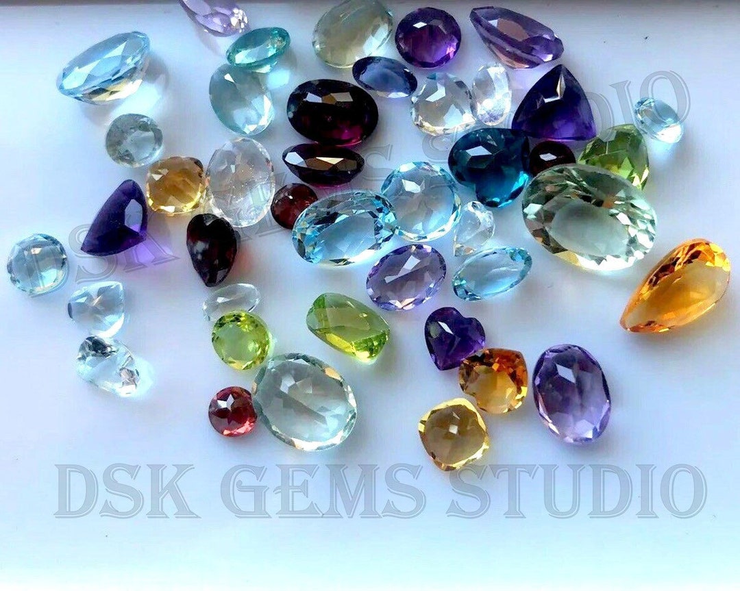 Natural Mixed Stone Lot Gemstones, All Stone, Multi Color Stone ...